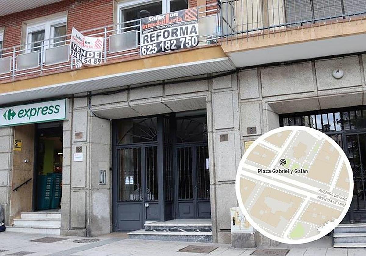 Muere una mujer tras precipitarse en una vivienda del centro de Salamanca | El Norte de Castilla
